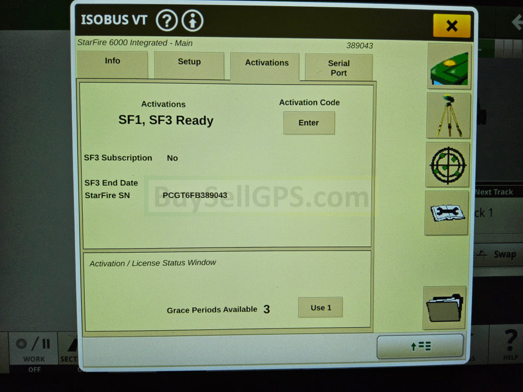John Deere Integrated StarFire™ 6000 GPS Receiver – Buy Sell GPS