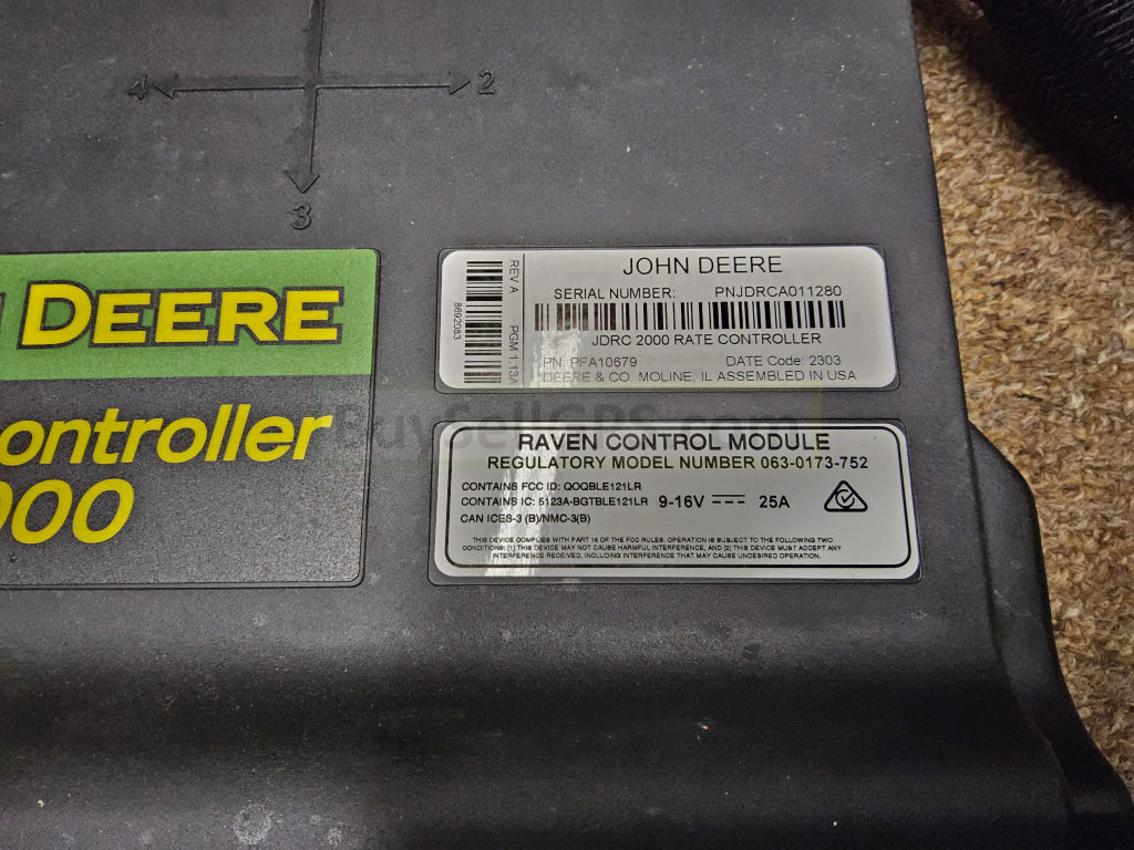 John Deere Rate Controller 2000 / JDRC 2000 For Sale – Buy Sell GPS