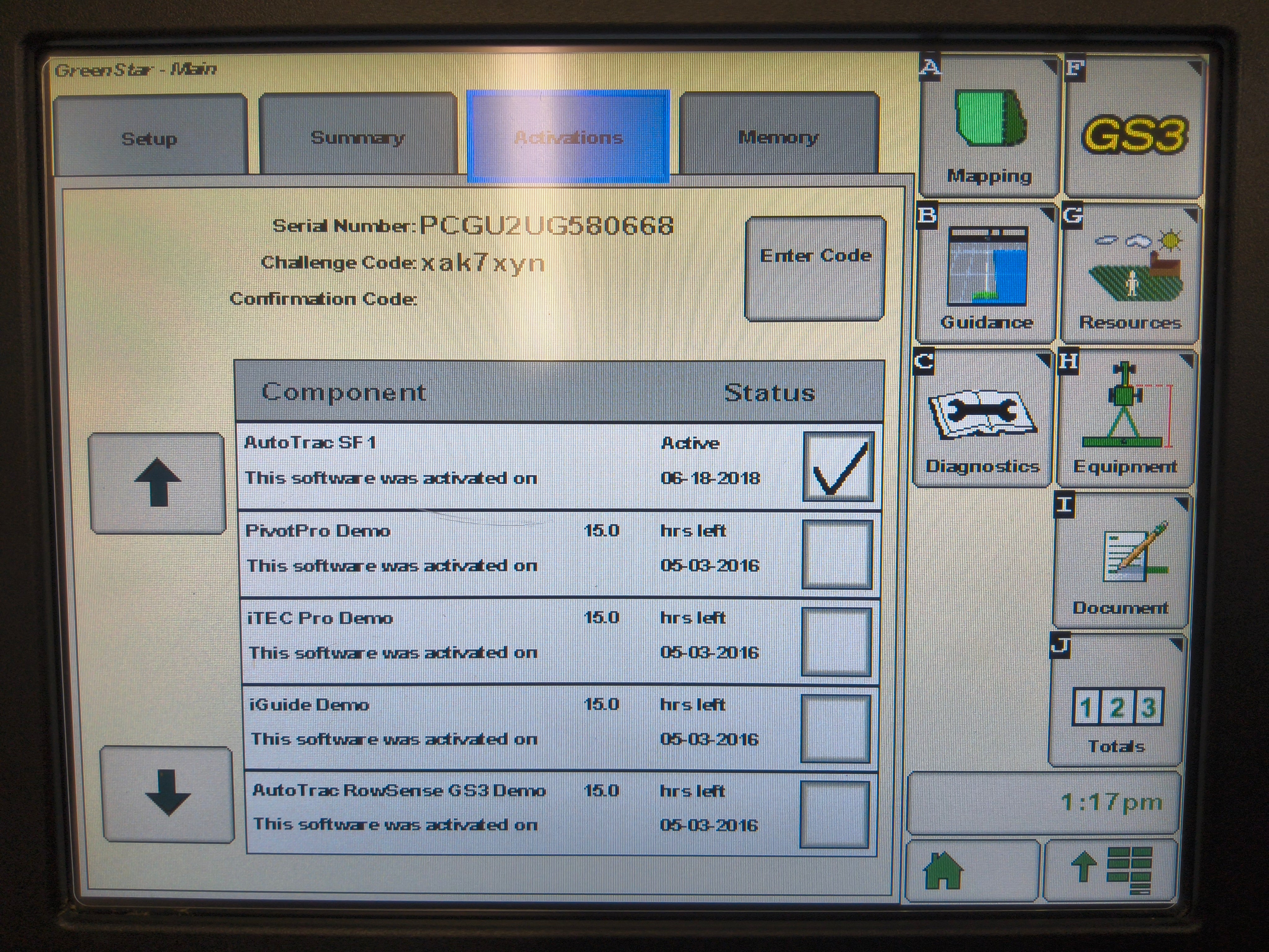 John Deere GreenStar™ GS3 2630 Display Monitor For Sale – Buy Sell GPS